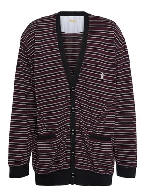 UNDERCOVERISM Striped Cotton Cardigan - Red