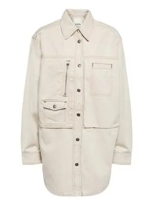 Isabel Marant Étoile Pearl Denim Jacket - Neutrals