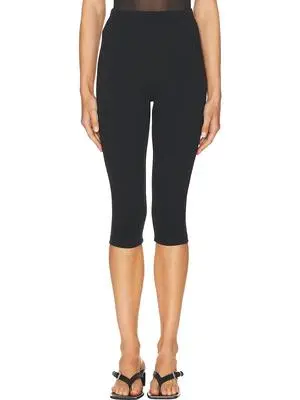 Wardrobe.NYC Crop Legging - Black