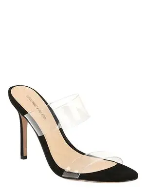 Veronica Beard Asha High Heel Sandals - Black/clear
