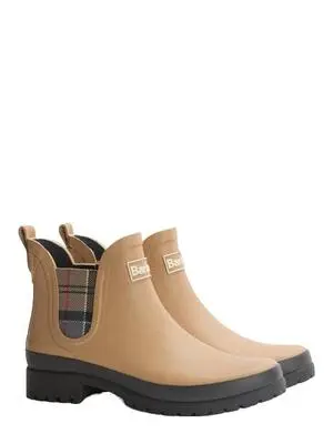 Barbour Mallow Wellington Chelsea Boot - Beige/dress Tartan