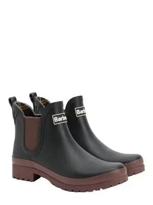 Barbour Mallow Wellington Chelsea Boot Black/vicuna