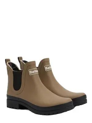 Barbour Mallow Wellington Chelsea Boot Military Brown/black
