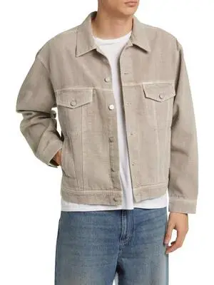 Closed Relaxed-fit Denim Trucker Jacket - Grey Veneer