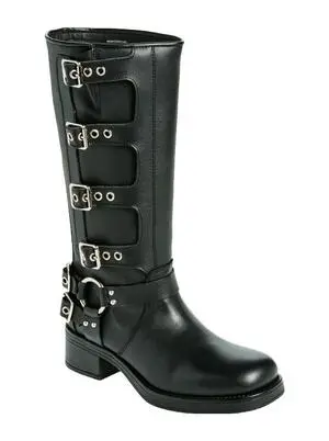 Steve Madden Steve Madden Rocky Boots Black Leather