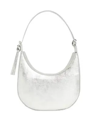 REFORMATION Medium Rosetta Shoulder Bag - Silver