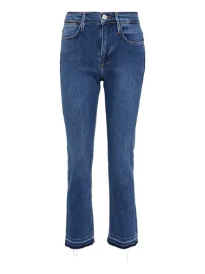 FRAME Le High Straight-leg Jeans - Blue