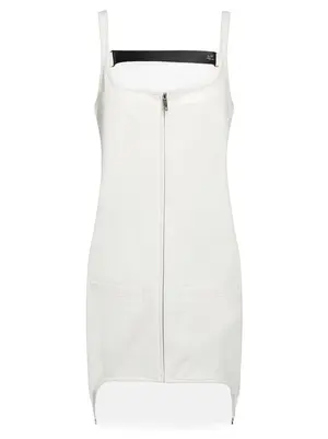 COURREGES Courrèges Cotton-blend Minidress - White