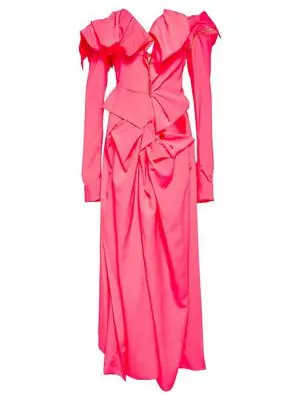 VIVIENNE WESTWOOD Gathered Maxi Dress - Pink