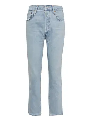 AGOLDE Riley High-rise Cropped Jeans - Blue