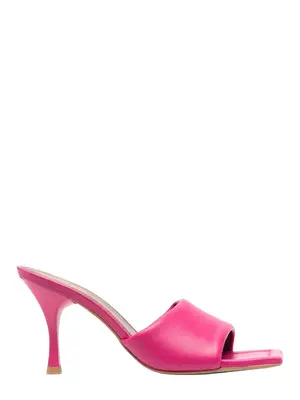 ALOHAS Puffy High Heel Sandals - Pink