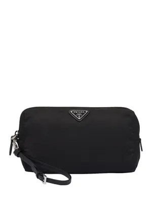 Prada Re-nylon Zip-up Pouch - Black