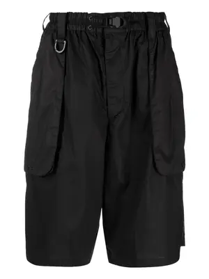 Y3 Y-3 Wide-Leg Ripstop Shorts