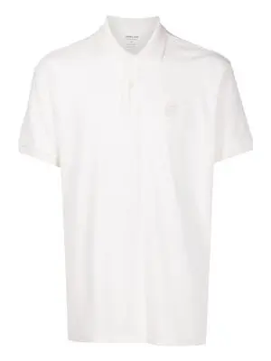 OSKLEN Short-sleeved Cotton Polo Shirt - Neutrals