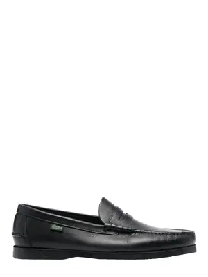 Paraboot Leather Penny Loafers - Black