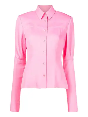 GLORIA COELHO Long-sleeve Shirt - Pink