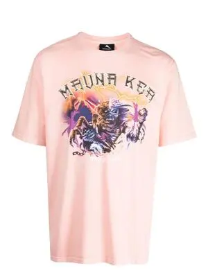 MAUNA KEA Logo-print Cotton T-shirt - Pink