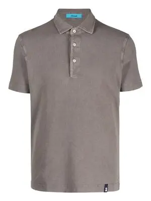 DRUMOHR Short-sleeve Polo Shirt - Neutrals