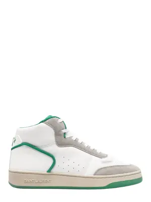 Saint Laurent Sl/80 High-top Sneakers - White