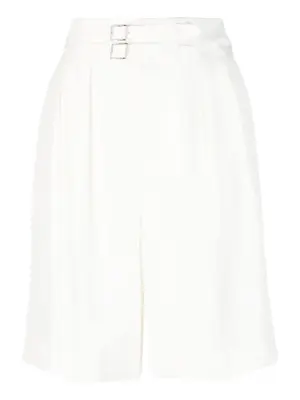 Ralph Lauren Francine Silk Shorts - White