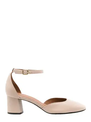 STUDIO CHOFAKIAN Florence Block-heel Pumps - Neutrals