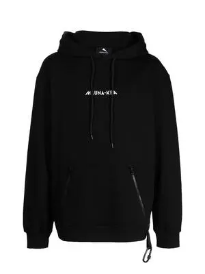 MAUNA KEA Logo-print Cotton Hoodie - Black