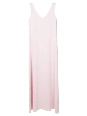 GLORIA COELHO V-neck Maxi Dress - Pink
