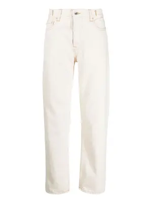 You Must Create Tearaway Tapered Jeans - White