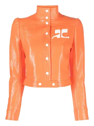 COURREGES Courrèges Re-edition Vinyl Logo Jacket Orange