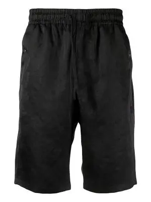 Needles Drawstring-waist Track Shorts - Black