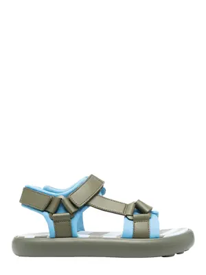 Camper Two-tone Touch-strap Sandals - Green