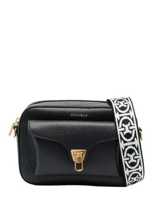 COCCINELLE Beat Soft Leather Crossbody Bag - Black
