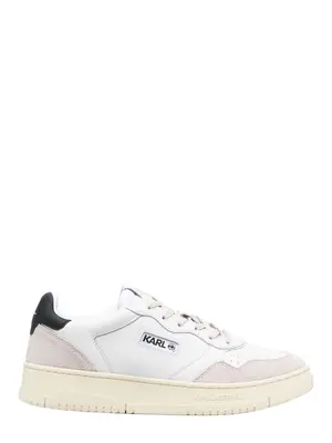 Karl Lagerfeld Panelled Low-top Sneakers - White