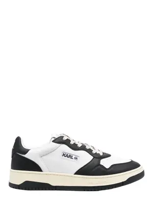 Karl Lagerfeld Panelled Low-top Sneakers - White