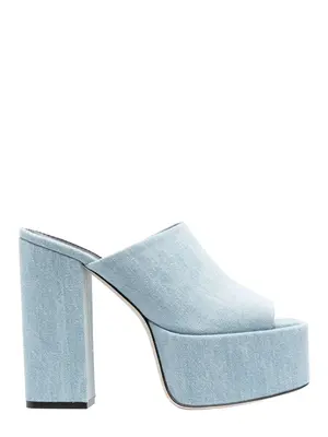 Paris Texas 130mm Sasha Sandals - Blue