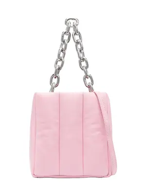 STAND STUDIO Quilted Chain-link Tote Bag - Pink