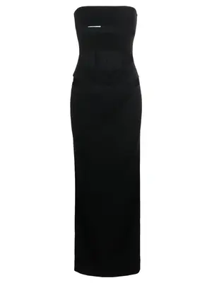 MONOT Cut-out Strapless Gown - Black