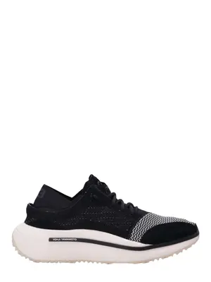 Y3 Qisan Knitted Low-top Sneakers - Black