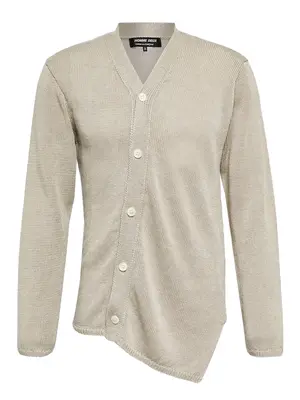 COMME DES GARÇONS Comme Des Garçons Homme Deux Asymmetrical Linen Cardigan