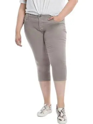 SLINK JEANS High-rise Capri Jeans - Ultimate Grey