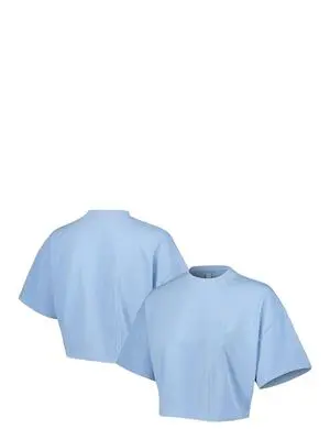 LUSSO Philadelphia 76ers Faded Tonal Cropped T-shirt - Light Blue