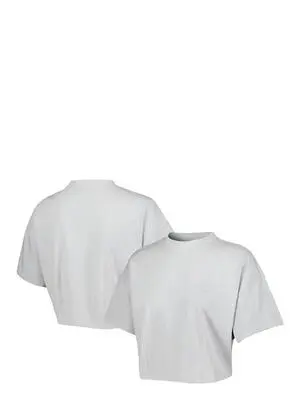 LUSSO Chicago Bulls Nola Cropped T-shirt - Gray