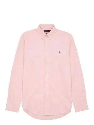 Polo Ralph Lauren Piqué Cotton Oxford Shirt - Pink