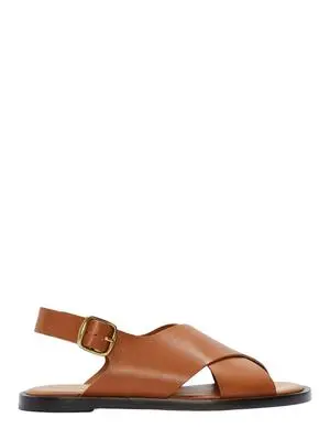 Everlane City Crossover Sandal - Desert Tan