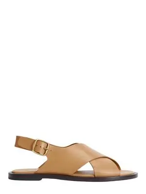 Everlane City Crossover Sandal Light Taupe
