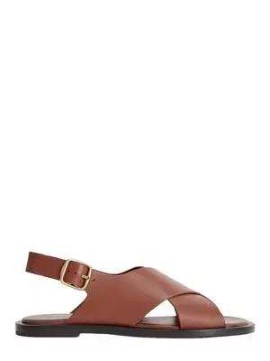 Everlane City Crossover Sandal - Rum