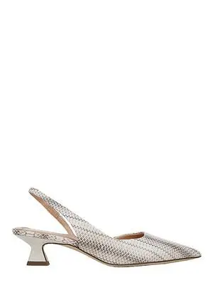 Franco Sarto Devin Slingback Kitten-heel Pumps - Snake