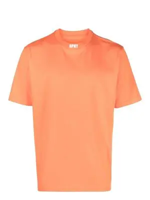 Heron Preston Logo-embroidered Cotton T-shirt - Orange