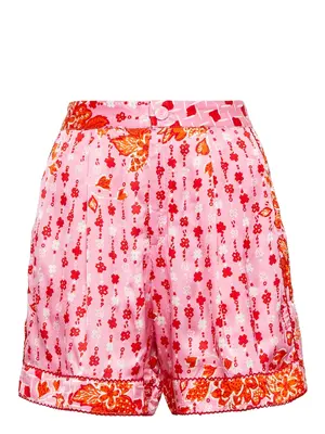 Poupette St Barth Isabelle Floral Shorts - Pink