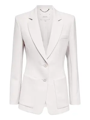 Dorothee Schumacher Single-breasted Wool-blend Blazer - White